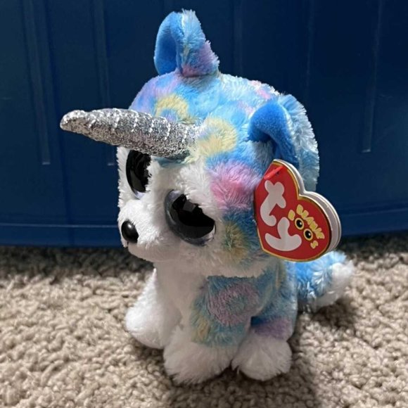 Toys | Ty Beanie Boo Helena Small 6 Glitter Eyes | Poshmark